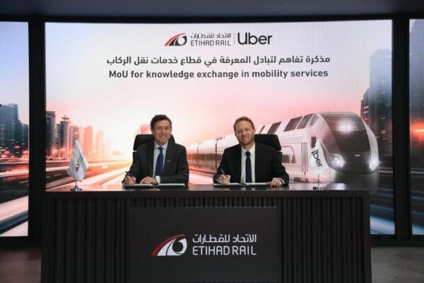 Etihad Rail, Uber Sign MoU On Knowledge Sharing To Advance Integrated Mobility Services And ...
